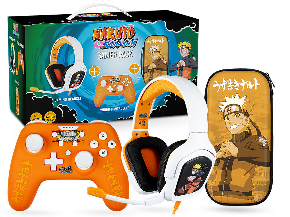 Konix Naruto Nintendo Switch gamer pack - nextelshop